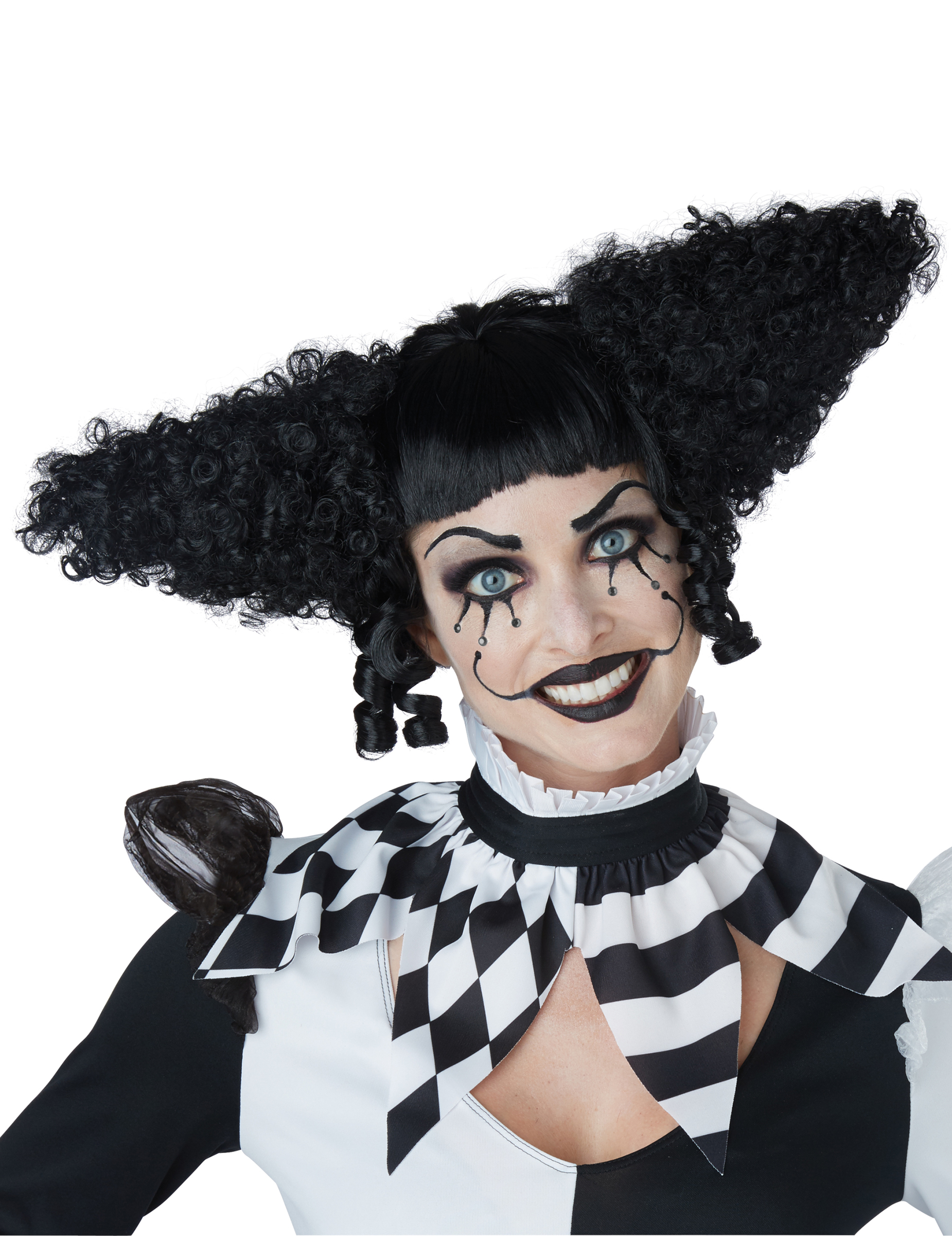 Perruque clown psycho noir femme – Aussitôt Fêtes